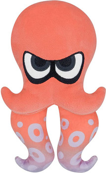 Plush Toy Splatoon 3 S Octopus Red