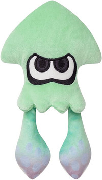 Plush Toy Splatoon 3 S Squid Light Blue