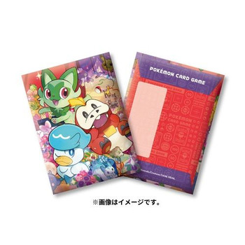Pokemon Center Original TCG Gift Envelope Sleeve Set (5) S&V Starters