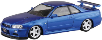 The Snap Kit 1/32 R34 Skyline GT-R Custom Wheel (Bayside Blue) Plastic ...