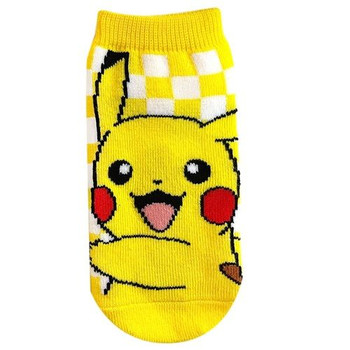 Fluffy Socks Kids Pikachu Checkered 13-18cm