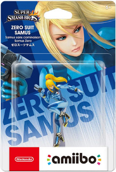amiibo Super Smash Bros. Series Zero Suit Samus Figure (Metroid)