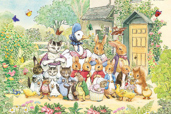Jigsaw Puzzle Peter Rabbit TM Family & Friends (1000 Pieces)