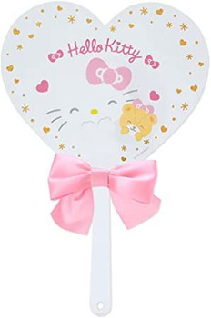 Clear Mini Fan (Smiling) Hello Kitty