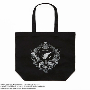 Final Fantasy VII Remake Large Canvas Tote Bag