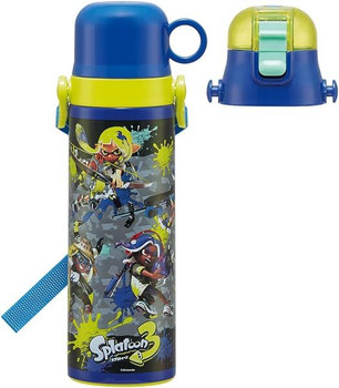 2-Way Stainless Steel Vacuum Water Bottle (Splatoon 3)