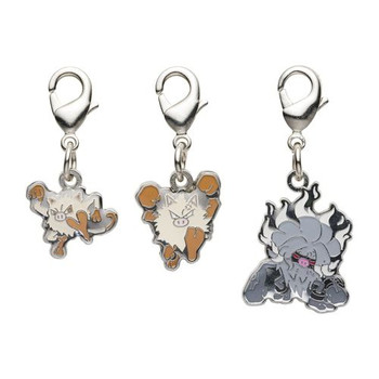 Pokemon Center Original Nationwide Pokedex Metal Charm Set / Mankey ...