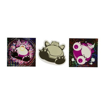 Pokemon Center Original Sticker Set Hyper Beam Snorlax