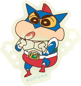 Crayon Shin-chan Luminescent Acrylic Sticker / Action Mask Shin-chan