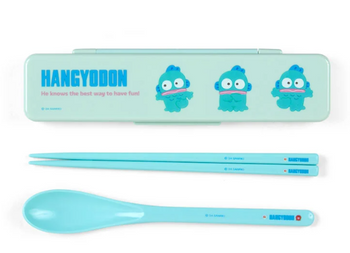 Sanrio Chopstick and Spoon Set Hangyodon
