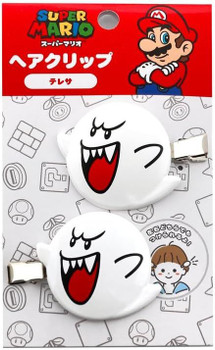 Super Mario Hair Clip Boo