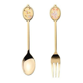 Pokemon Center Original Spoon and Fork Set (Pokemon Yum Yum Easter)