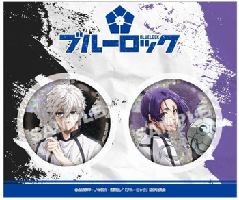 Blue Lock Holographic Badge Set (2 Badges)