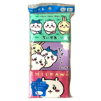 Pocket Tissue Flushable 9P Chiikawa