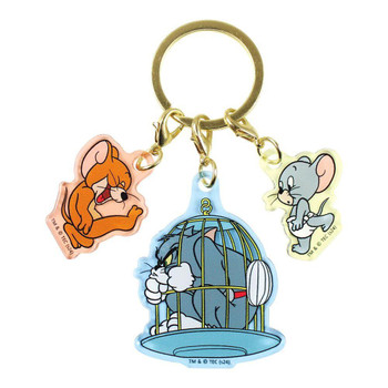 T's Factory Tom And Jerry 3 Charm Keyholder Jerry / Tom / Tuffy