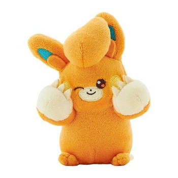 Pokemon Center Original Mochiri Tenori Plush Pamo No Mure Hatsuden Pawmi