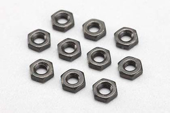 ZC-N3P3A M3 Plain Nut (Type 3) 1.8mm Thick Blackened 10 Pieces