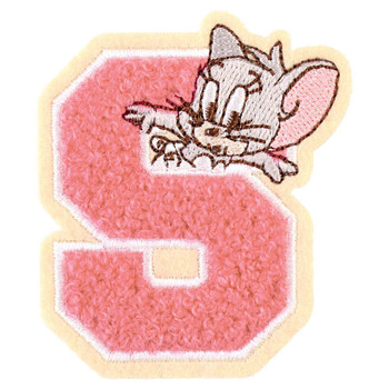 T's Factory Tom And Jerry Moco Moco Initial Embroidered Sticker TF/S