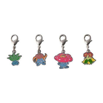 Pokemon Center Original National Encyclopedia Metal Charms 043, 044 ...