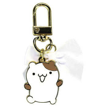 T's Factory Sanrio Ribbon Metal Keychain Muffin (Pompompurin)