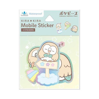 Pokemon Center PokePeace Mobile Sticker Rowlet 925D