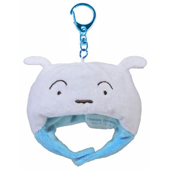 T's Factory Crayon Shin-chan Fan Cap Key Holder Shiro