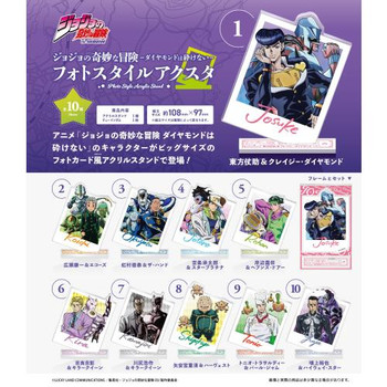 JoJo's Bizarre Adventure Diamond Is Unbreakable Photo Style Acrylic ...
