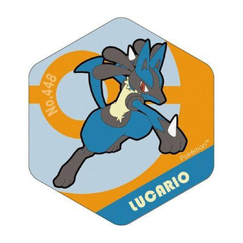 Pokemon Center Hexagonal Acrylic Magnet BIG Vol.2 Lucario