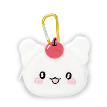 Nakajima Sanrio Hanamaru Obake Carabiner Mini Pouch-2