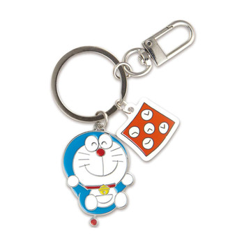 I Am Doraemon Parts Attached Key Ring (Time Cloth)