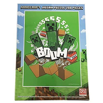 Jigsaw Puzzle MINECRAFT Creeper (208 Pieces)