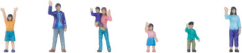 24-251B Model People 'Waving A Hand B' (N scale)