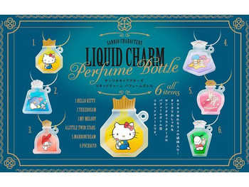 Sanrio Characters Liquid Charm Perfume Bottle Box Edition (Set Of 12)