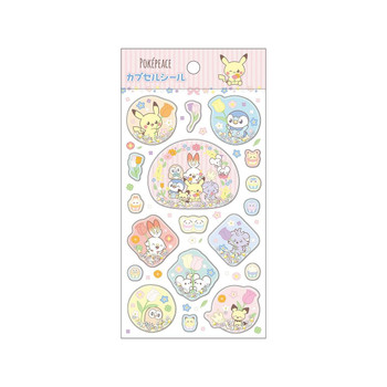 Pokemon Center Original Capsule Seal PokePeace Flower Series