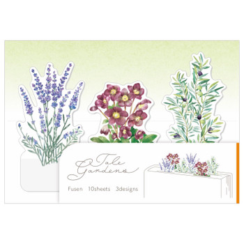 Jigsaw Puzzle Sticky notes with lavender design