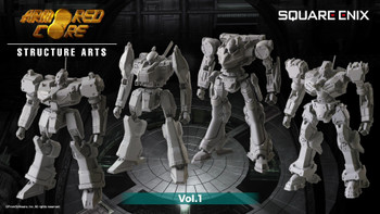 Armored Core Structure Arts Non-Scale Plastic Model Kit Series Vol.1 ...