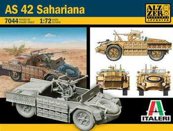 Italeri 1/72 WWII Italian Army Wheeled Reconnaissance Vehicle ...