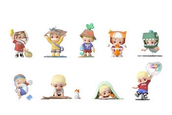 52Toys Blind Box Nook Series Nook The Kid Box 8 Piece Box