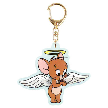 T's Factory Jerry Angel Ver. Holographic Glitter Keychain Tom And Jerry