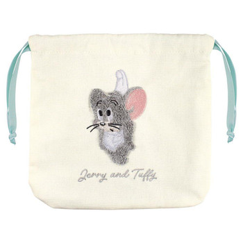 T's Factory Tuffy Sagara Embroidery Drawstring Bag Tom And Jerry