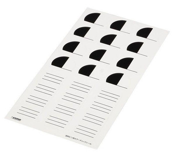 Color Check Stickers (4 sheets, 48 stickers plus memo stickers)
