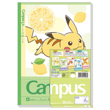 Showa Note Pokemon Campus 5-Book Pack Notebook A Ruled