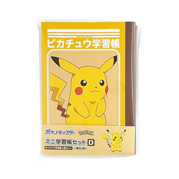 Pokemon Center Original Mini Study Notebook Set 10-D