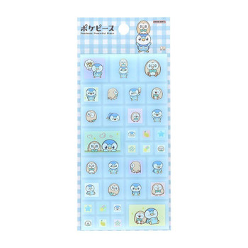 Pokemon Center Original Tile Seal PokePeace Piplup & Rowlet