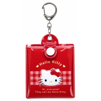 T's Factory Sanrio Folding Mirror Key Holder Hello Kitty