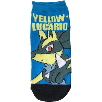 Pokemon Center Original Character Socks Yellow Lucario Ladies (23-25cm)