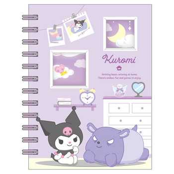 T's Factory Sanrio Sticker Album With Photo Pockets Kuromi