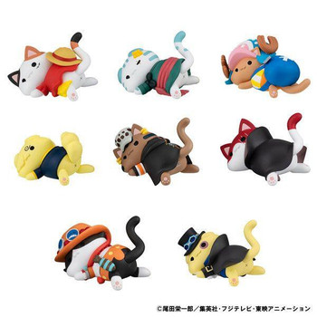 Mega Cat Project: One Piece: Nyan Piece Nyaan Petari Box (8pcs)