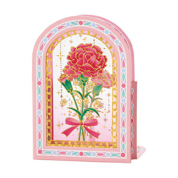 Sanrio Other Greeting Card Mother's Day Mini Card Stained Glass Pink ...