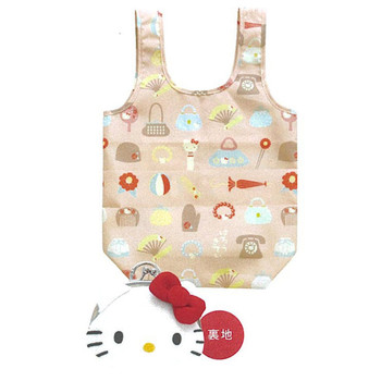 Sanrio Eco Bag Included Kiss Lock Pouch (Hello Kitty)